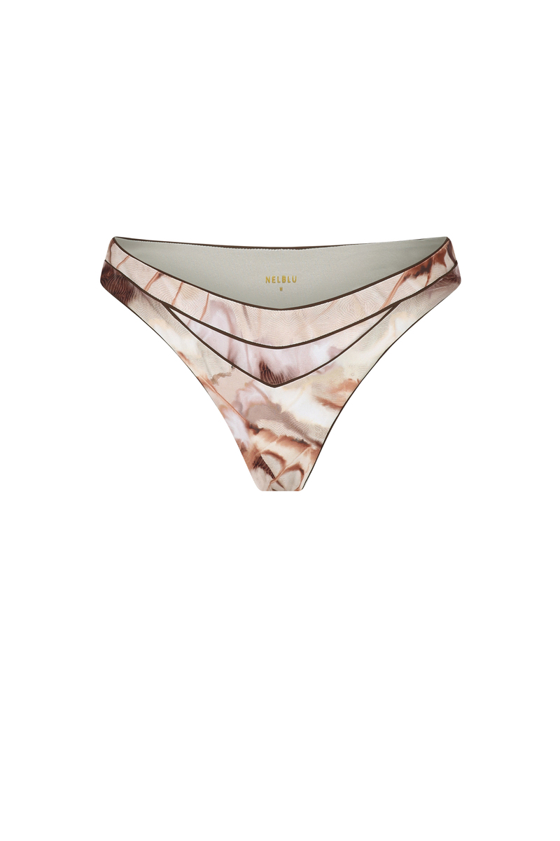 AMANECER Bottom Print Cafe – Nelblu Swimwear